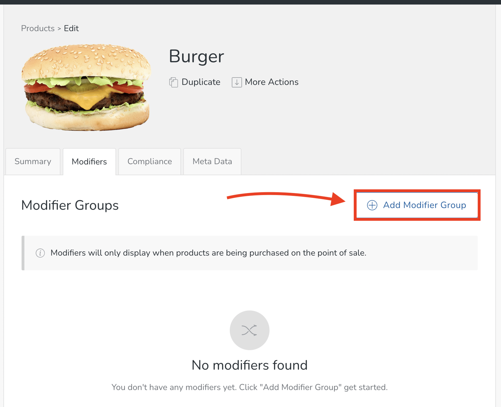 Adding Product Modifiers to Food Products for POS (Restaurant Tools)